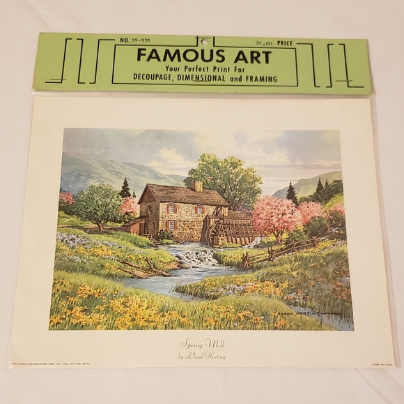 Art | Famous Art Spring Mill Print | Poshmark